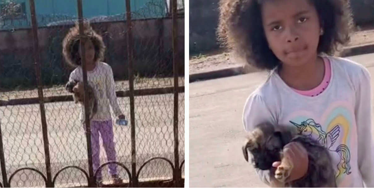 Little girl immediately decides to save an innocent life!